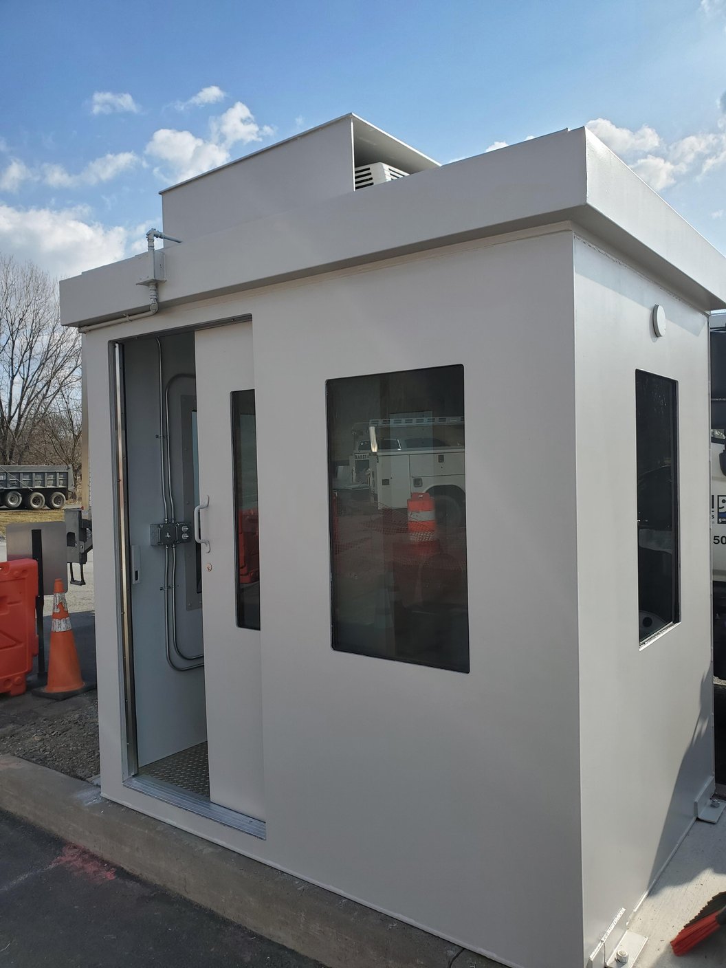 How Security Guard Booths Protect Critical Infrastructure Guards